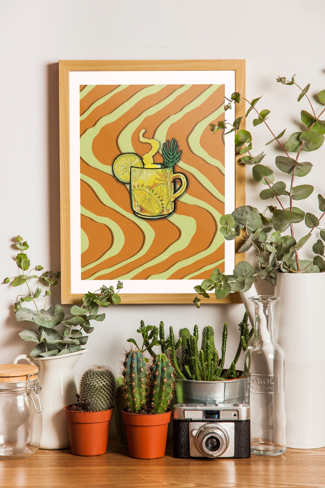 A3 Hot Toddy Drink Retro/ Vintage Style Digital Poster | Kitchen ...