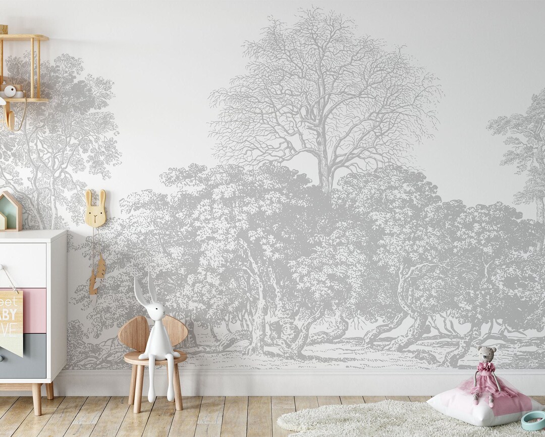 The Old Forest / Wallpaper for Children / Non-woven Wallpaper ...