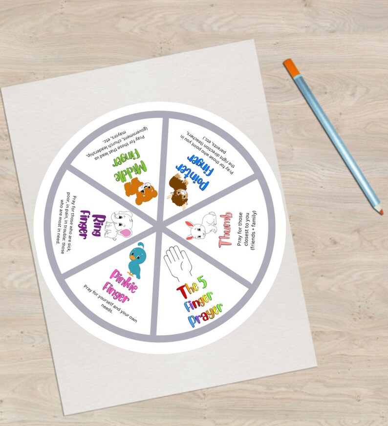 Sunday School Coloring Wheel, Printable Bible Activity, Kids Bible ...