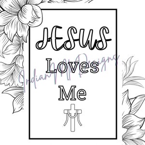 Christian Coloring Page, Sunday School Coloring Page, Church Coloring ...