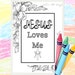 Christian Coloring Page, Sunday School Coloring Page, Church Coloring ...
