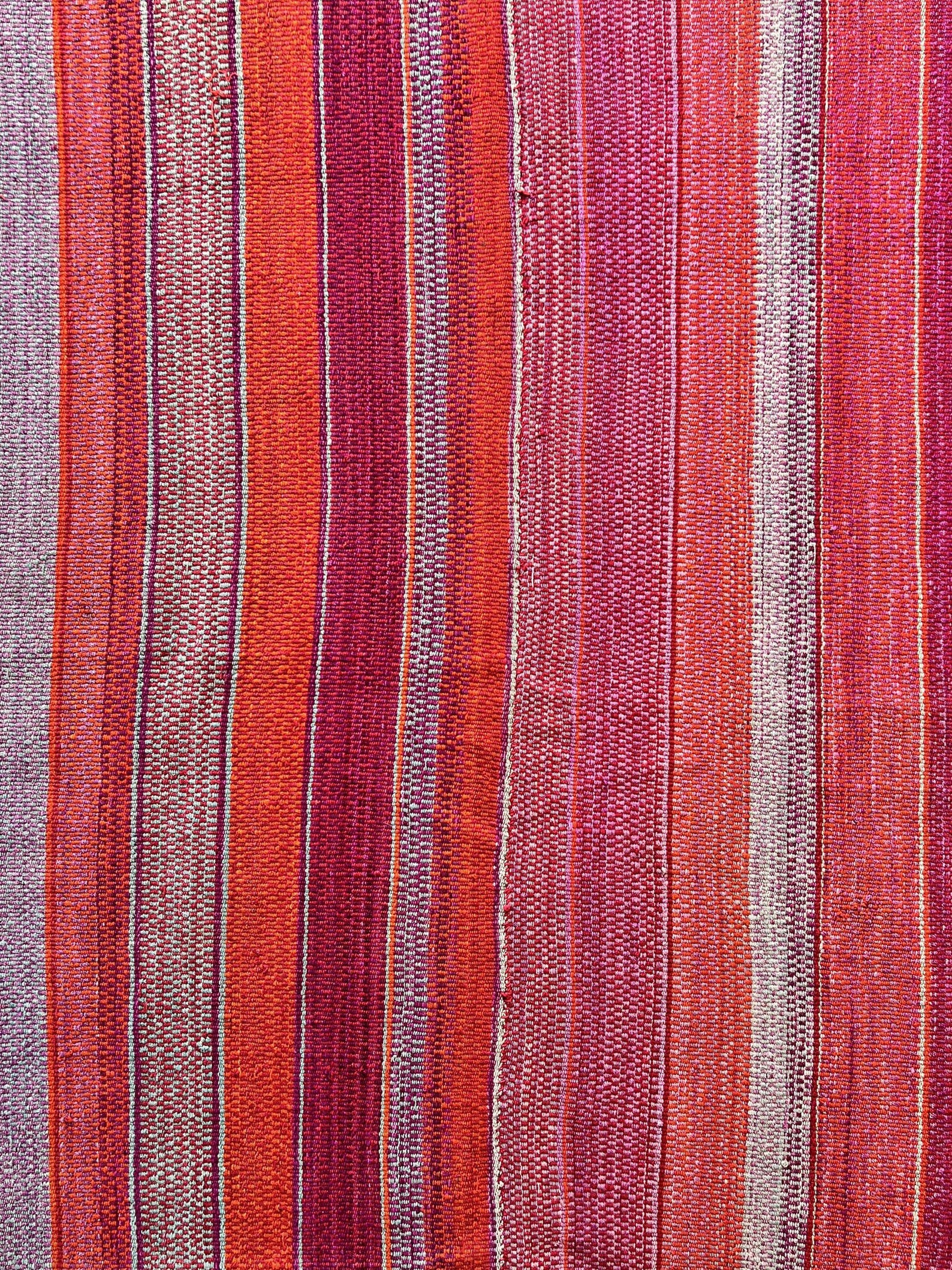 Handwoven Vintage Peruvian Rug Authentic Andean Wool Textile Inca ...