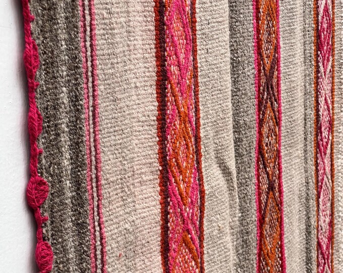 Peruvian Textile, Textile Handicrafts, Rug, Blanket, Natural Sheep ...