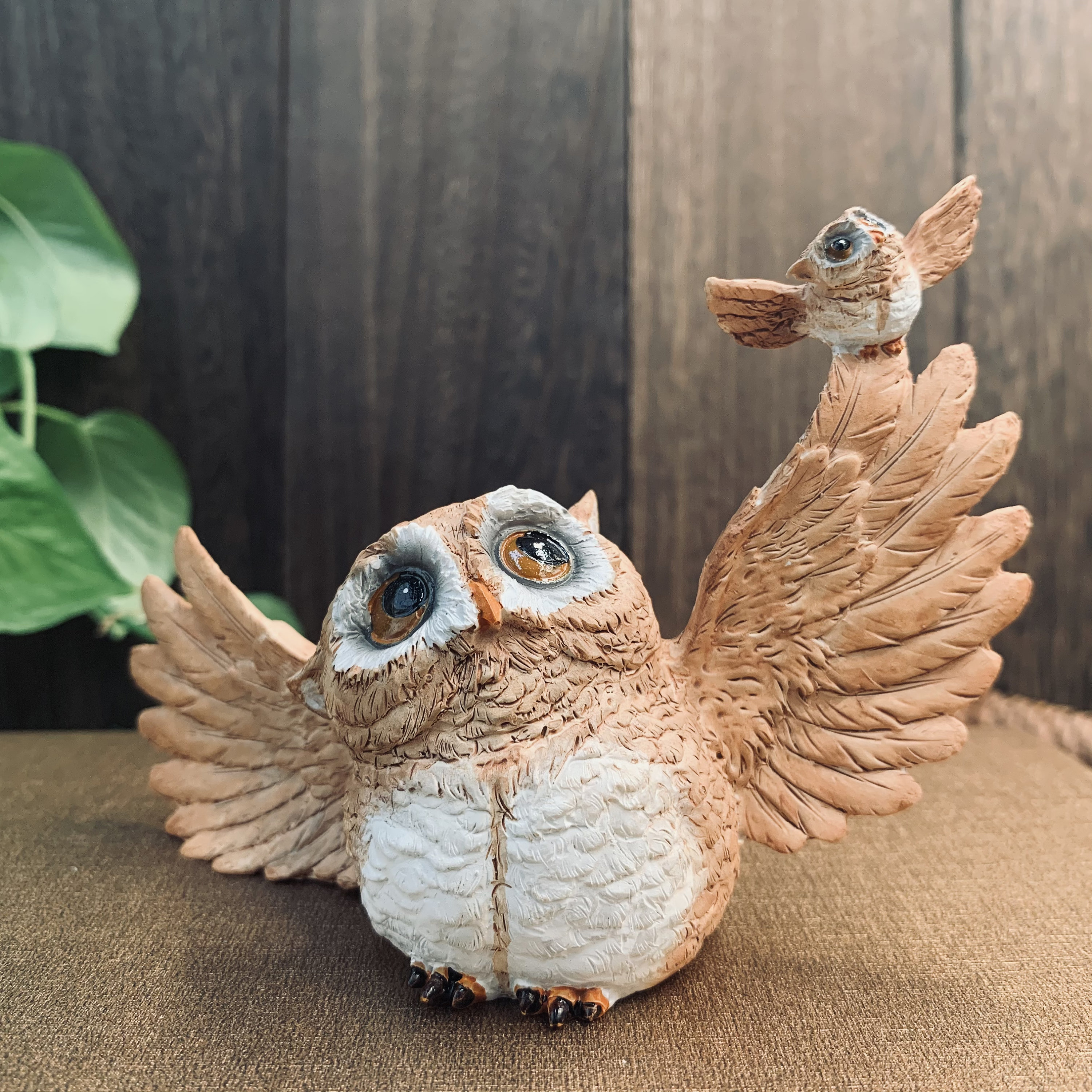 Miniature Flying Owl Animal Statue Micro Landscape Decorations - Etsy