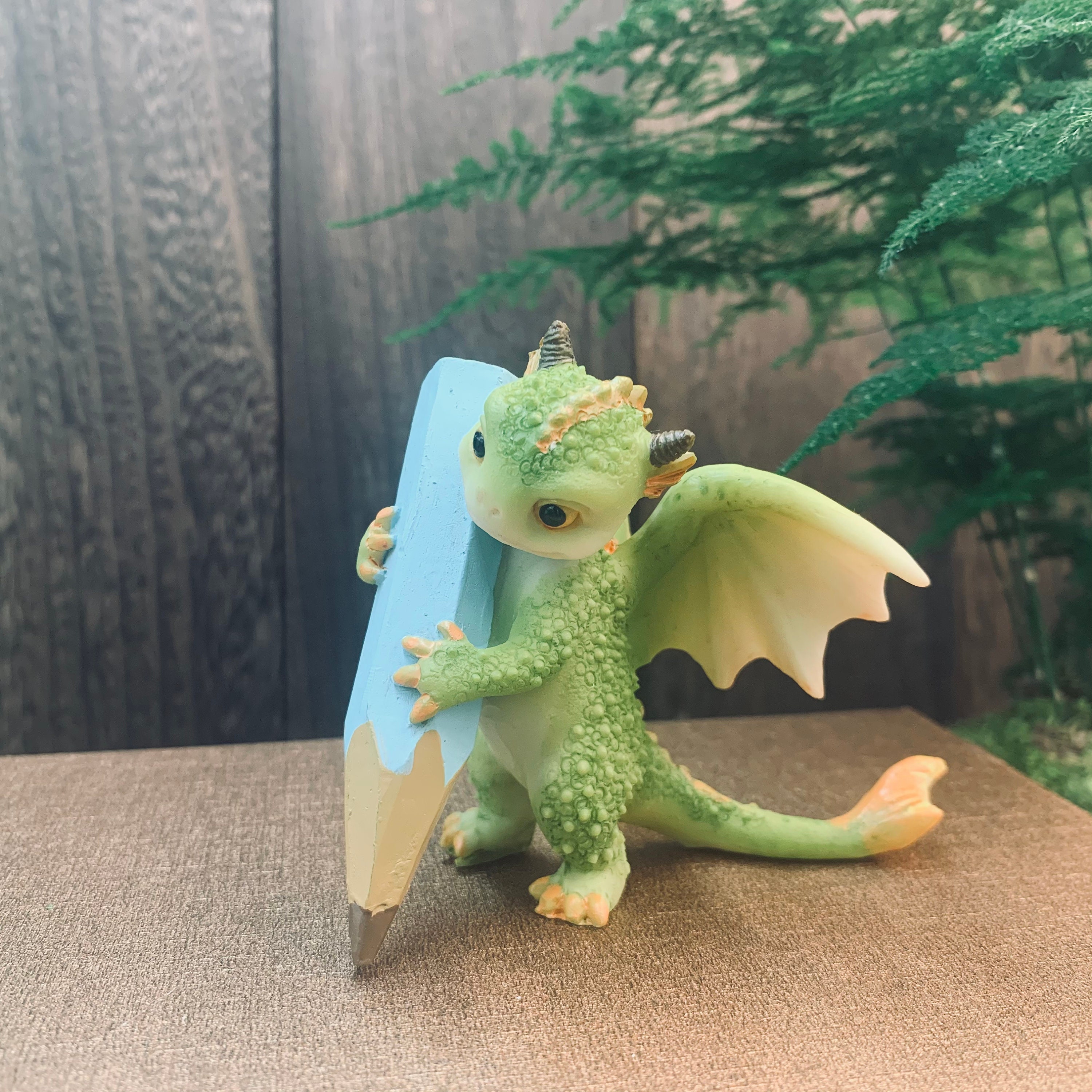 Set of Two Learning Dragons Animal Statues Micro Landscape - Etsy