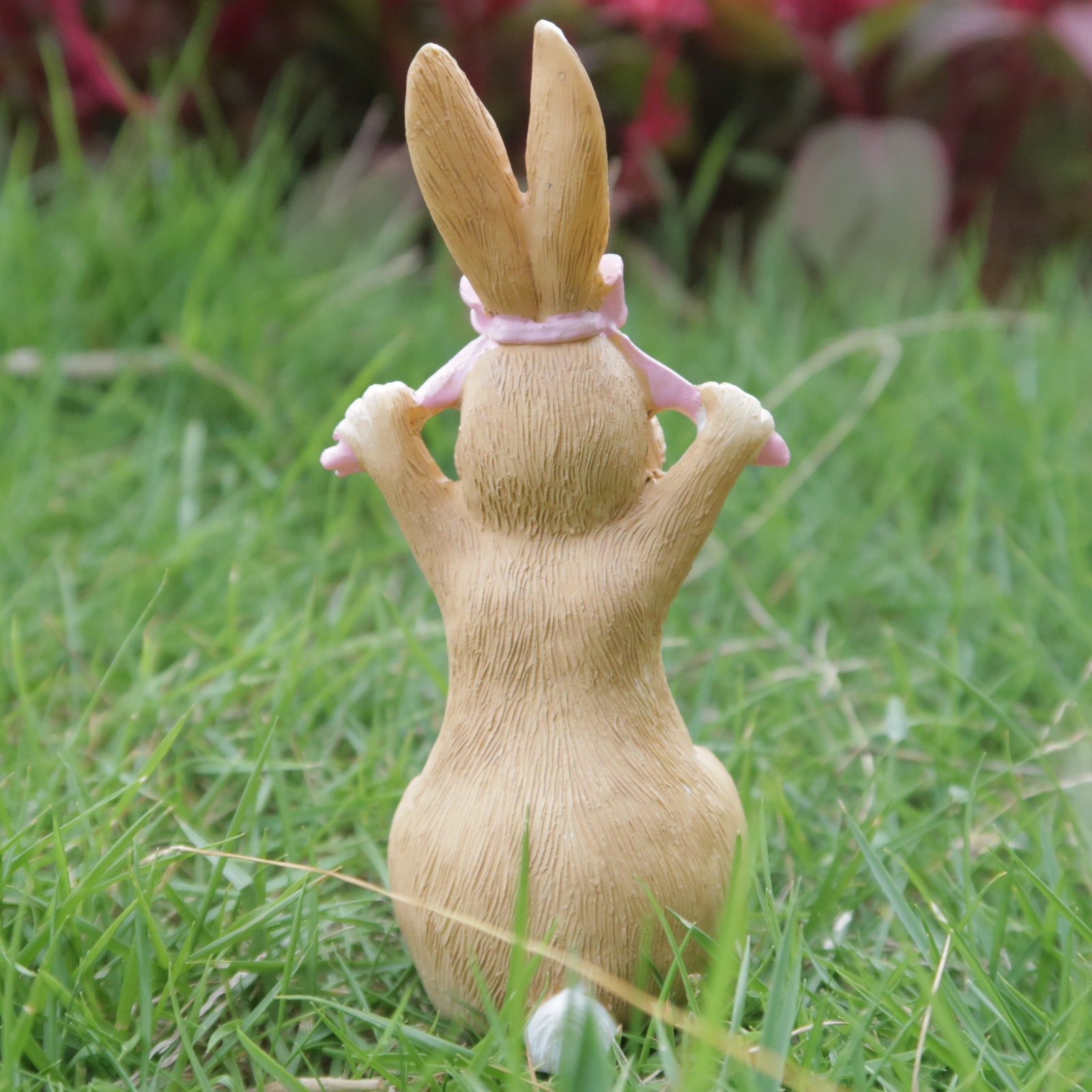 Miniature Garden Cute Bunny Animal Statues Micro Landscape - Etsy
