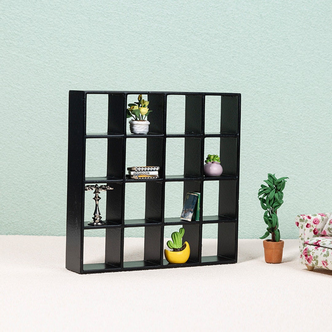 Miniature Display Cabinet Pocket Furniture Model 1:12 Doll House ...