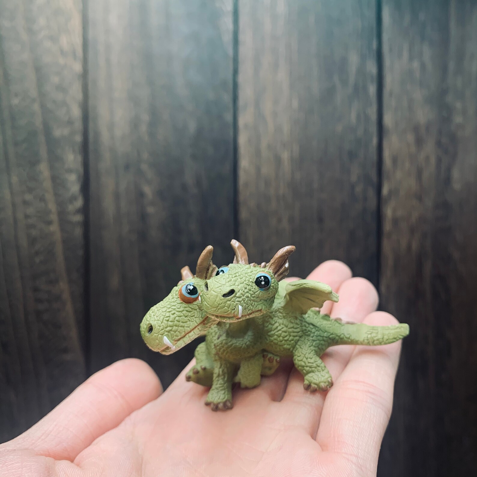 Miniature Cuddling Baby Dragon Animal Statue Micro Landscape - Etsy
