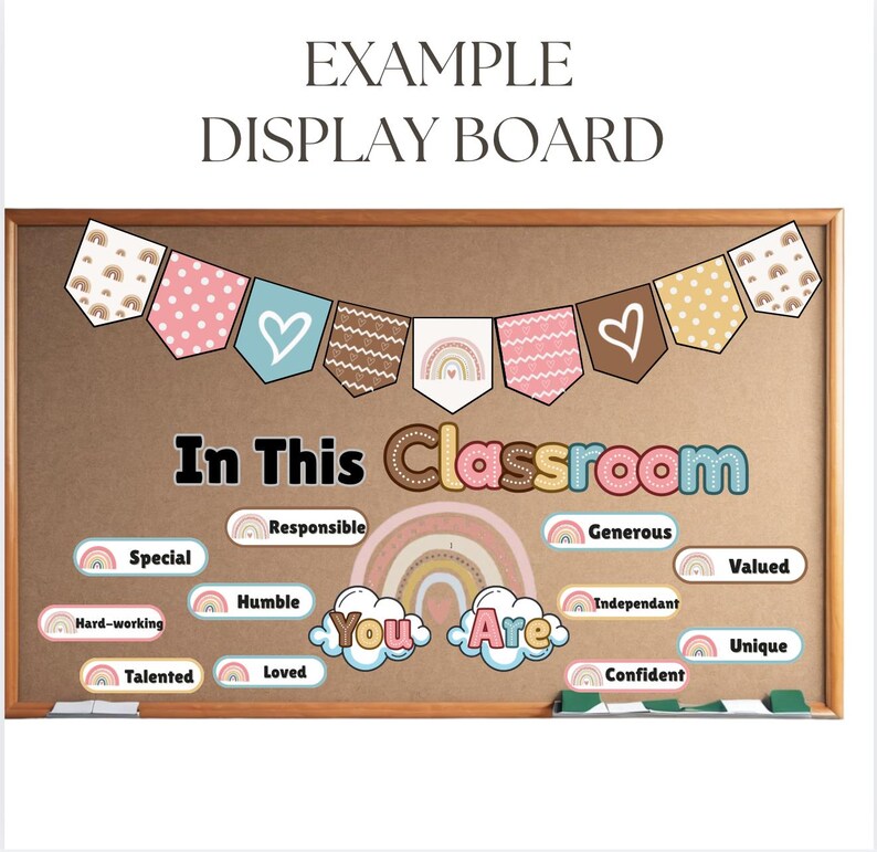 Boho Classroom Display Pack | "in This Classroom" Printable Affirmation ...
