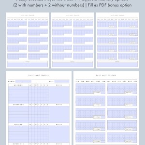 Digital Habit Tracker for Motivation | Daily Tracker With Weekly and ...