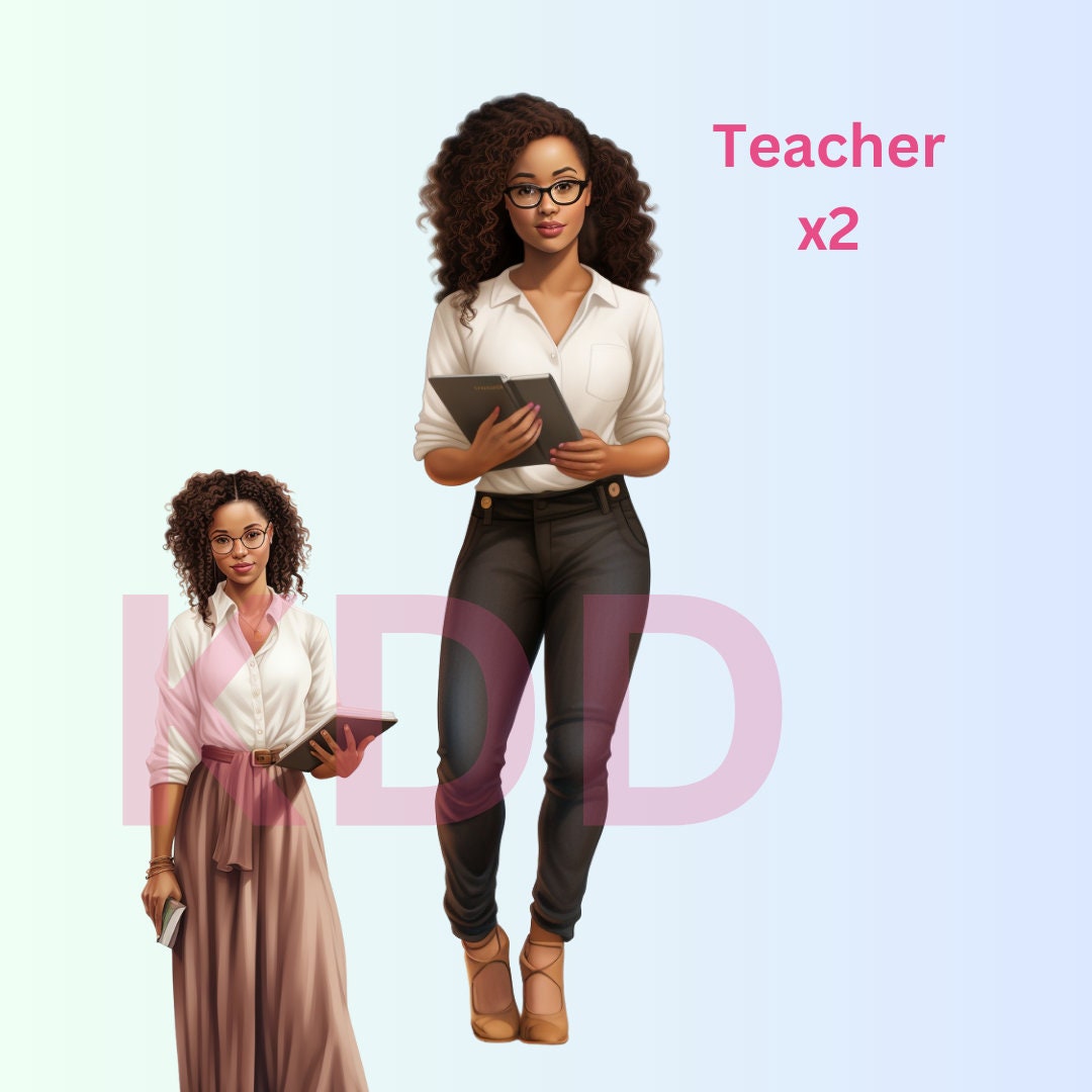 Black Girl Clipart, Black Woman Clipart, Black Girls Professions ...