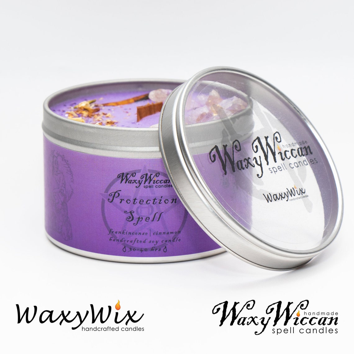Protection Spell Candle. Wiccan Candle. Spell Candle. Witch | Etsy