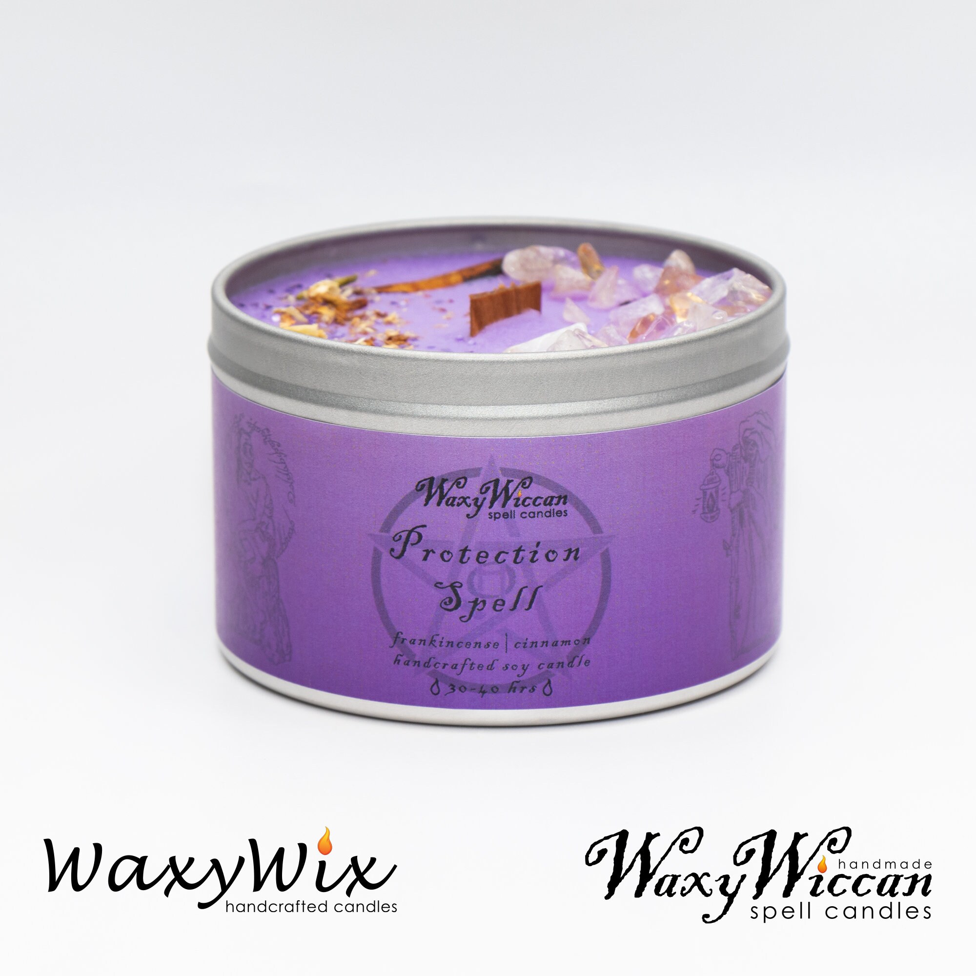 Protection Spell Candle. Wiccan Candle. Spell Candle. Witch | Etsy