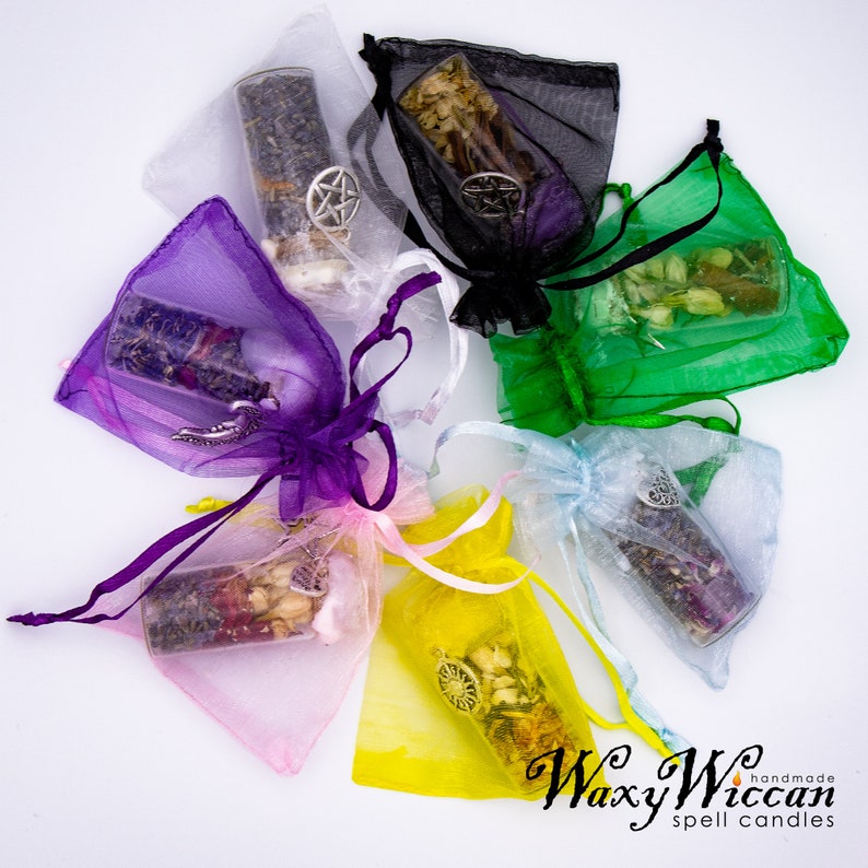 Stress Free Spell. Anxiety Relief Spell Jar. Wiccan Spells. - Etsy