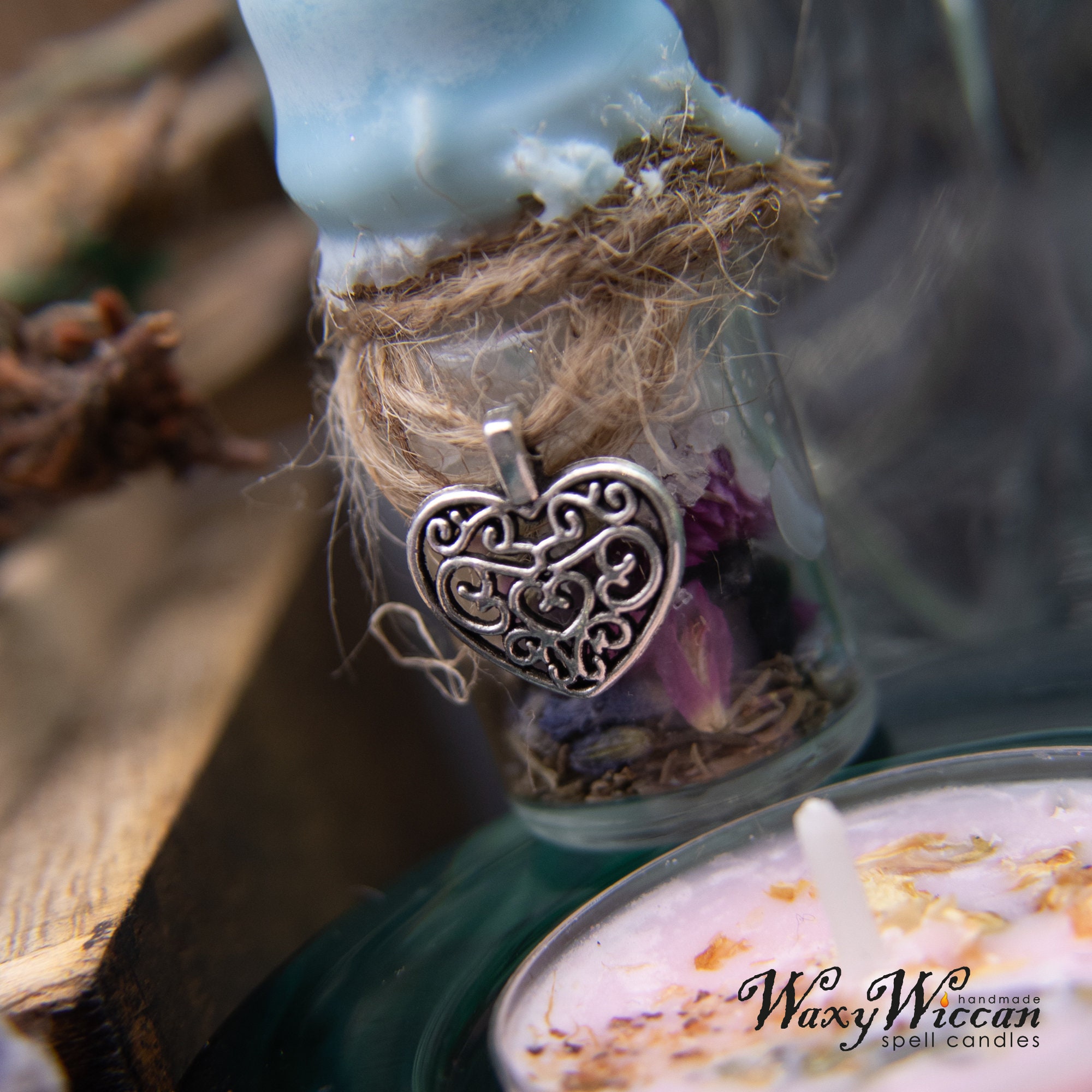 Stress Free Spell. Anxiety Relief Spell Jar. Wiccan Spells. - Etsy