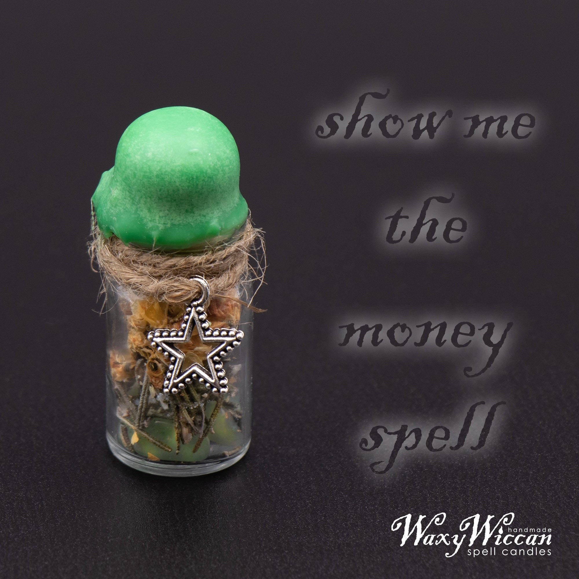 Prosperity Spell Jar. A Witches' Abundance Spell in Mini - Etsy