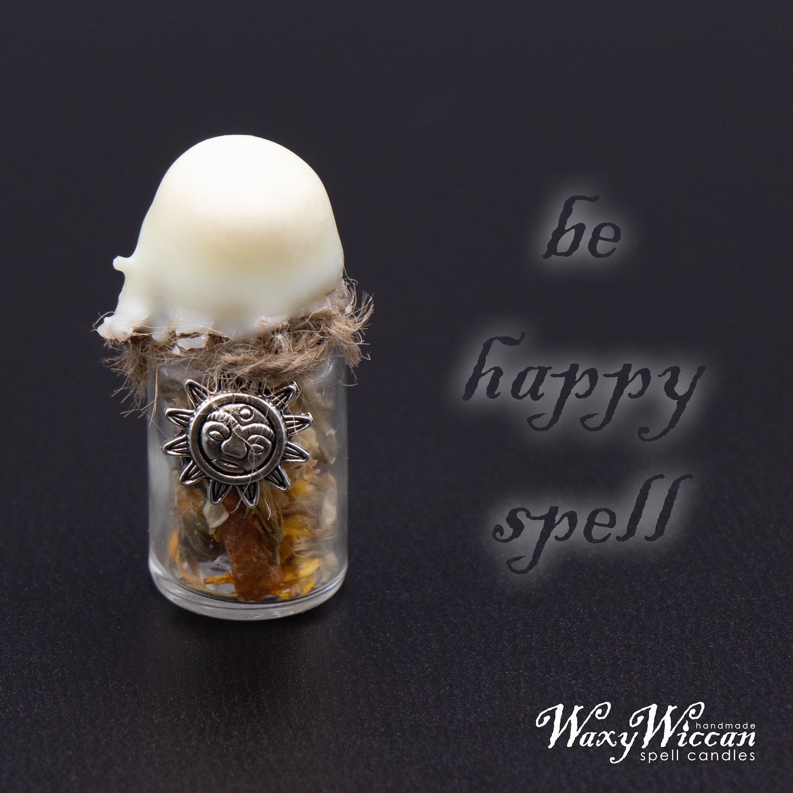 Be Happy Spell. Happiness Spell Jar. Wiccan Spells. Witch | Etsy UK