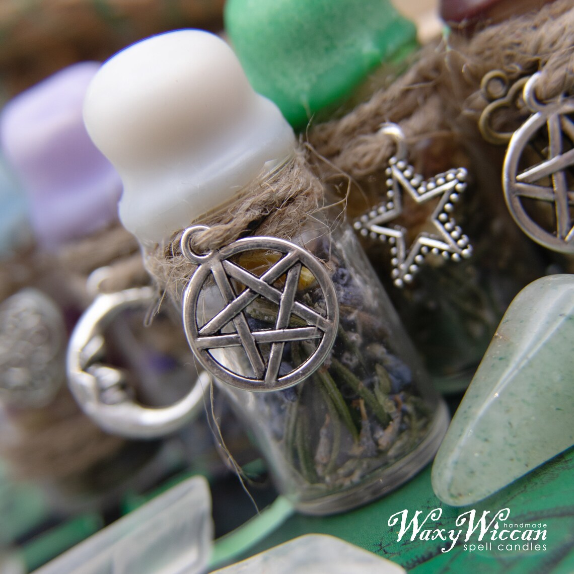 Prosperity Spell Jar. A Witches' Abundance Spell in Mini - Etsy