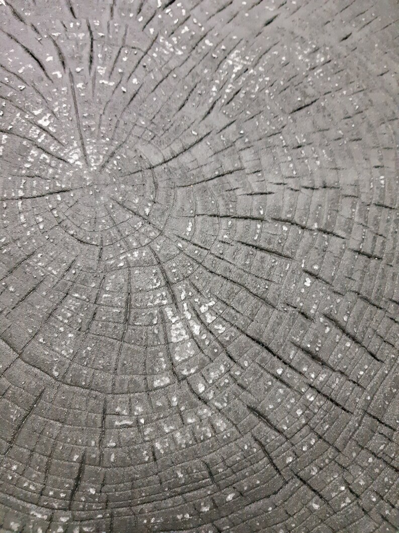 Handmade Oak Tree Ring Art, 36X24 Inch Large Tree Stump Prints ...