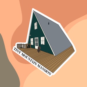 Custom House Illustration Sticker Custom House Magnet First - Etsy