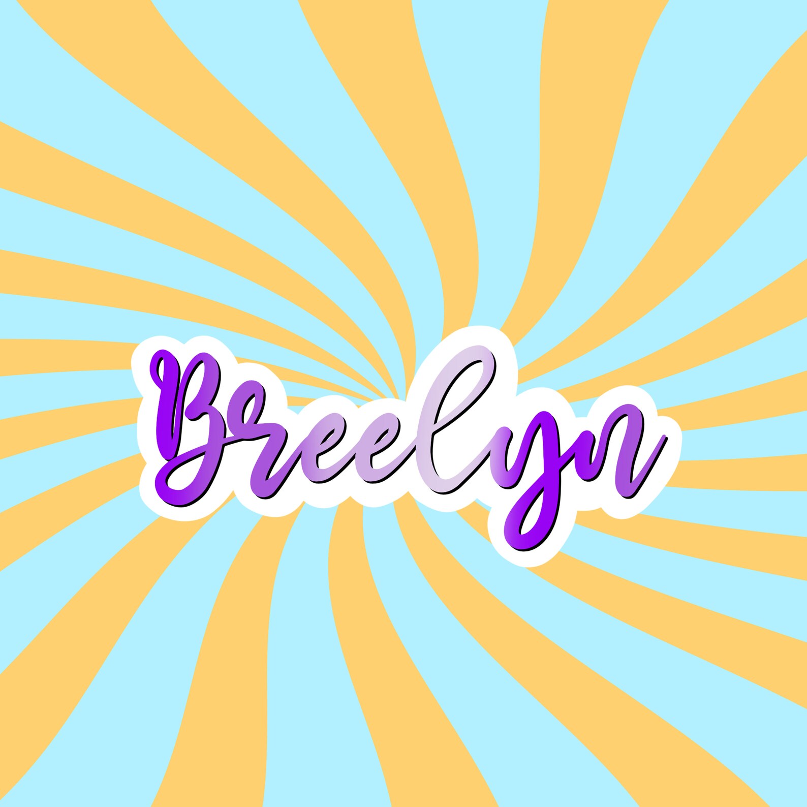 Custom Name Sticker Name Sticker Customizable Sticker - Etsy