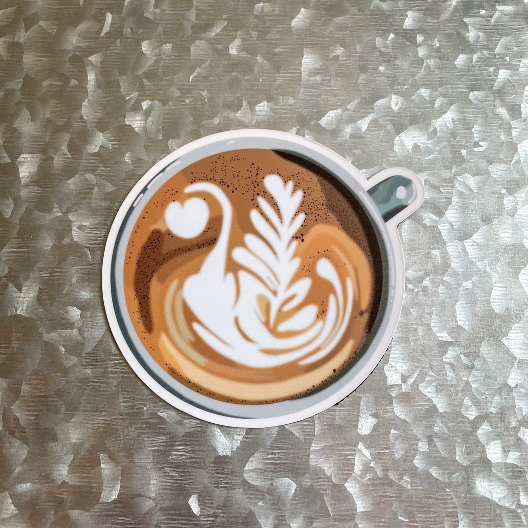 Latte Magnet Coffee Magnet Coffee Lover Gift Car Magnet - Etsy