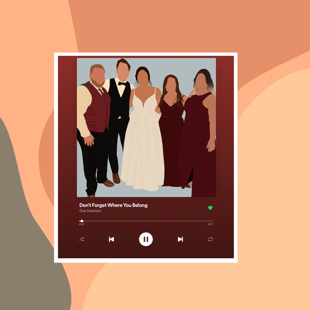 Custom Illustration Die Cut Sticker, Custom Spotify Sticker, Custom ...