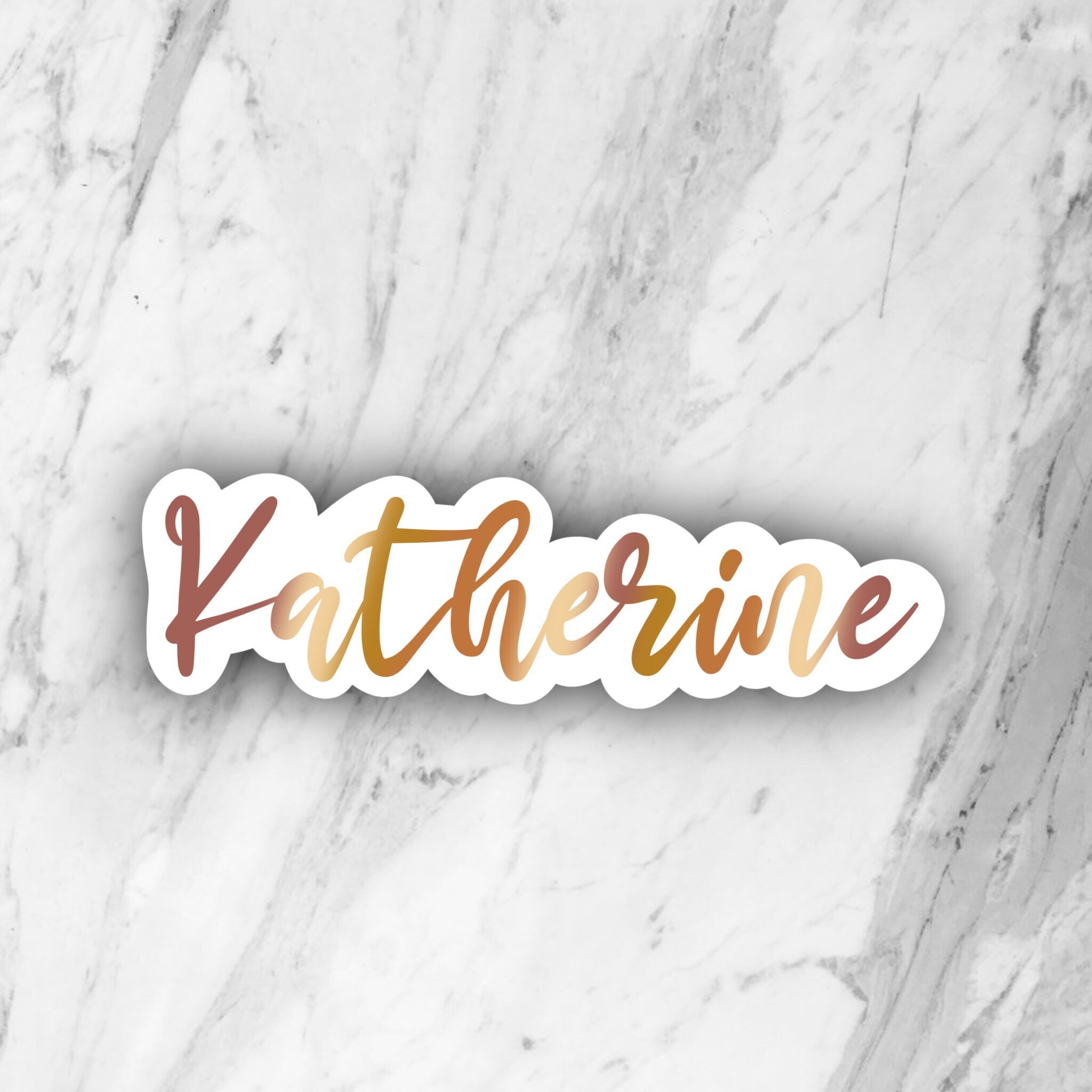 Custom Name Sticker Name Sticker Customizable Sticker | Etsy