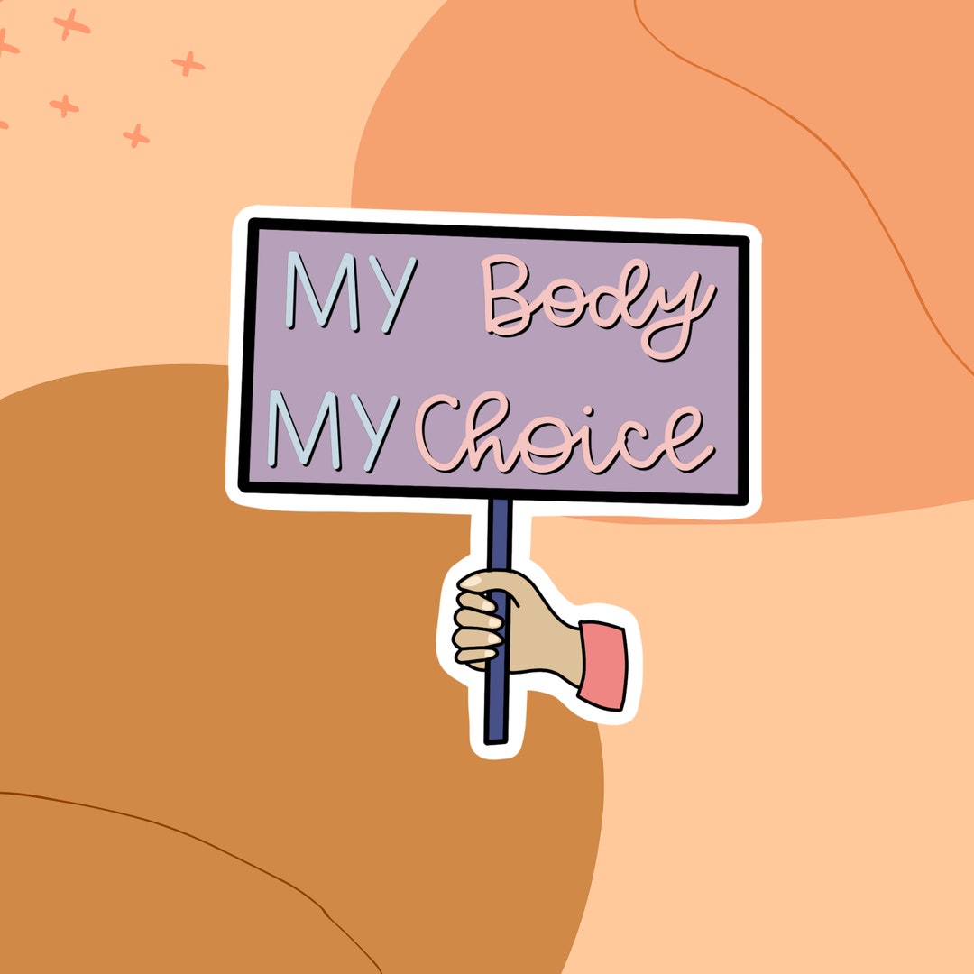 My Body My Choice Magnet, My Body My Choice, Woman Magnet, Feminist ...
