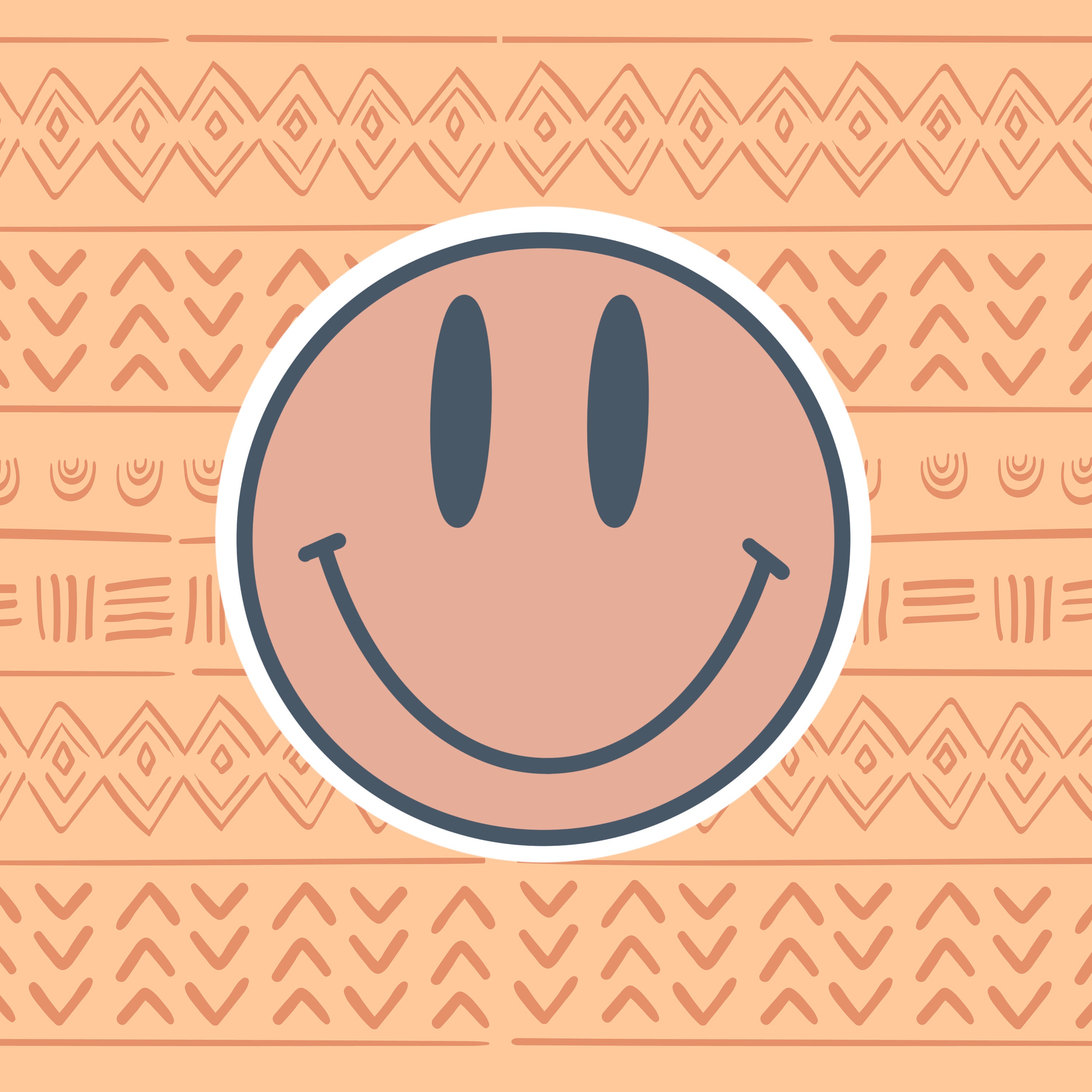 Smiley Face Sticker Smiley Stickers VSCO Sticker Gift for - Etsy