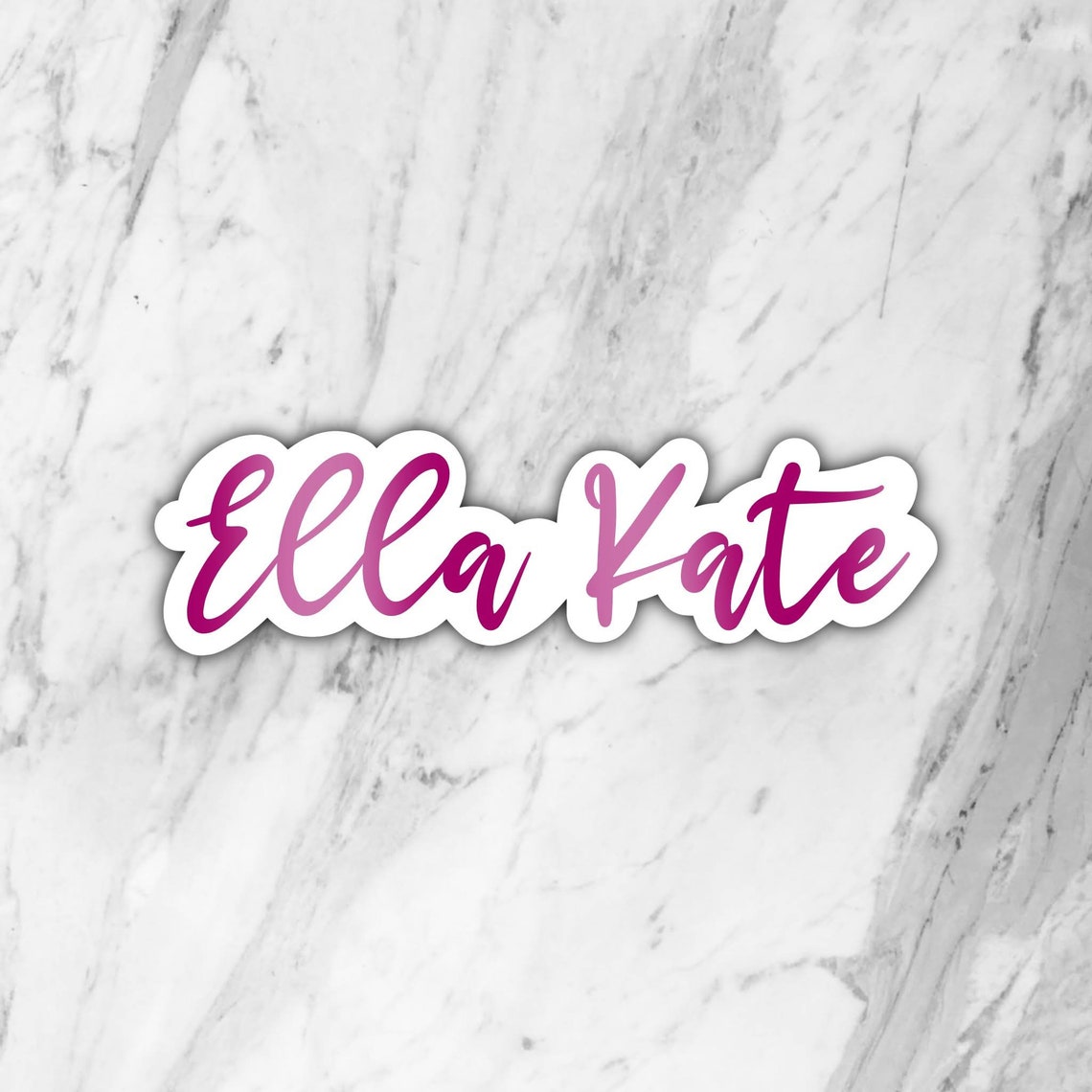 Custom Name Sticker Name Sticker Customizable Sticker | Etsy