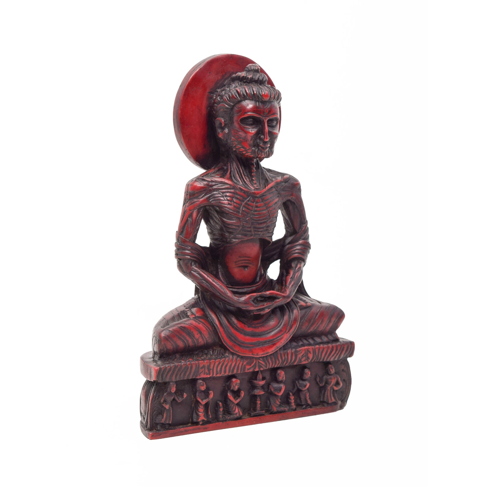 Emaciated Meditating Budhha Statue for Decorative Collections - Etsy