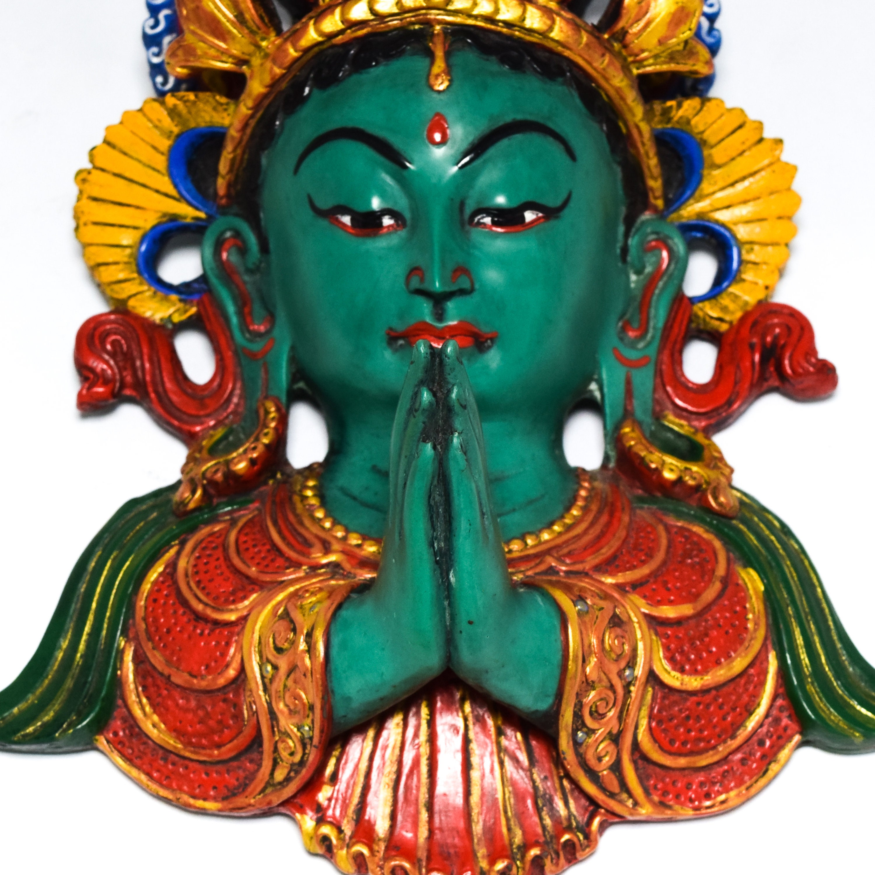 Namaste Green Tara Wall hangingWall Decor GiftSpiritual | Etsy