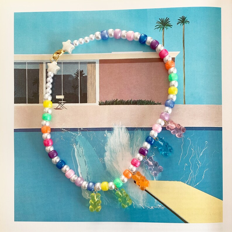 Gummy Bear Pearl Necklace - Etsy
