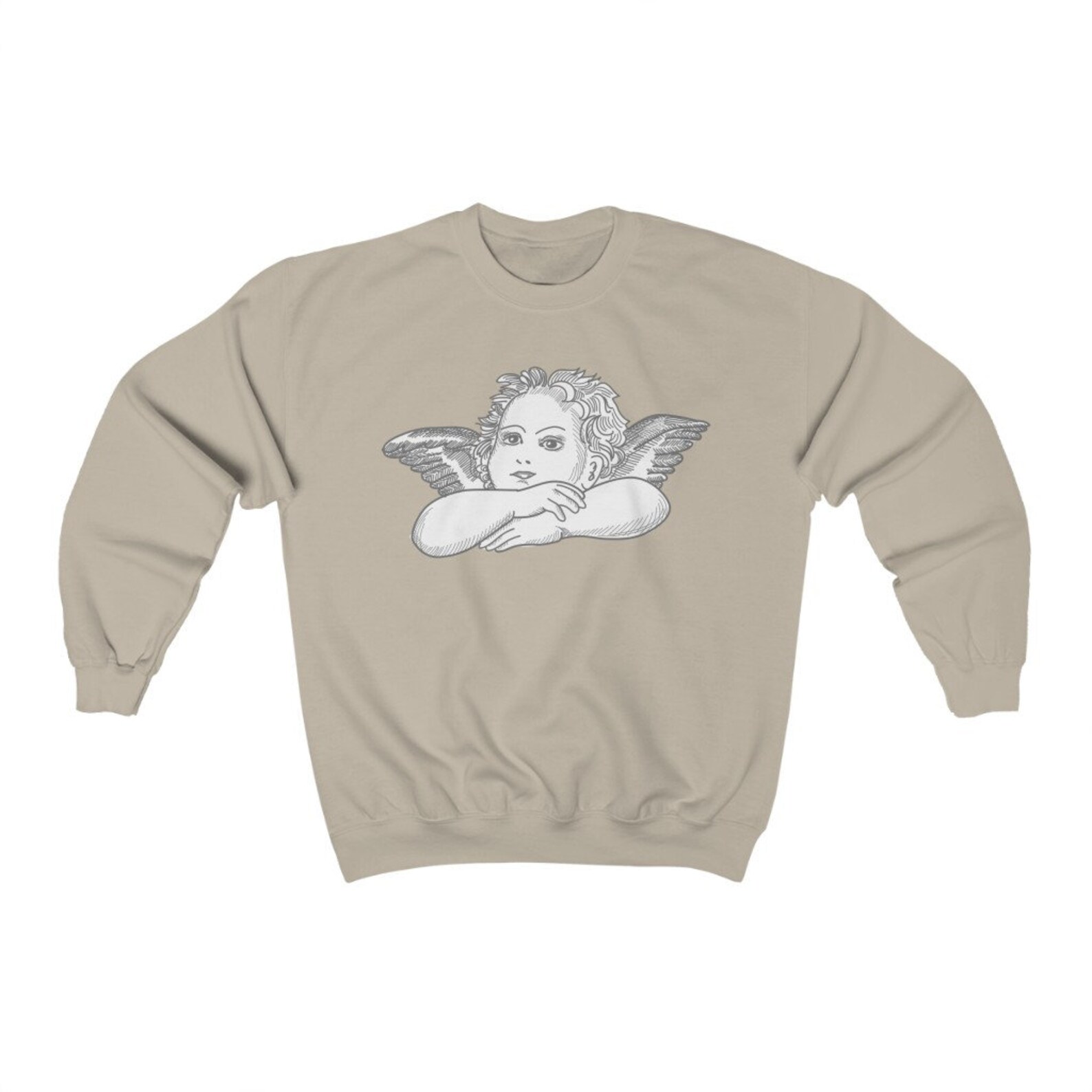 Angel Sweatshirt Angel Shirt Cherub Sweatshirt Cupid Sweatshirt Indie ...