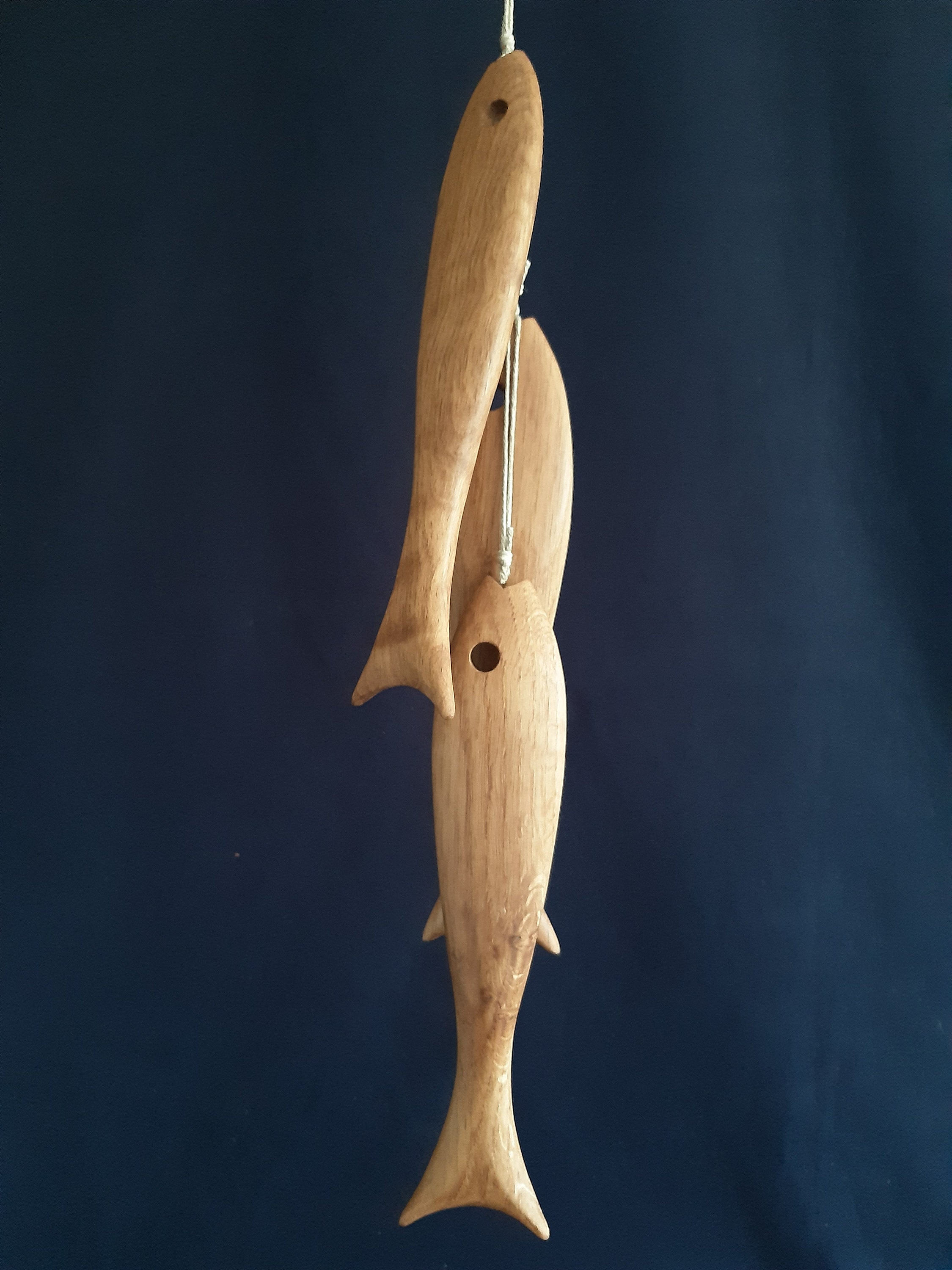 Wooden Fish Wall Hanging Solid Oak - Etsy UK