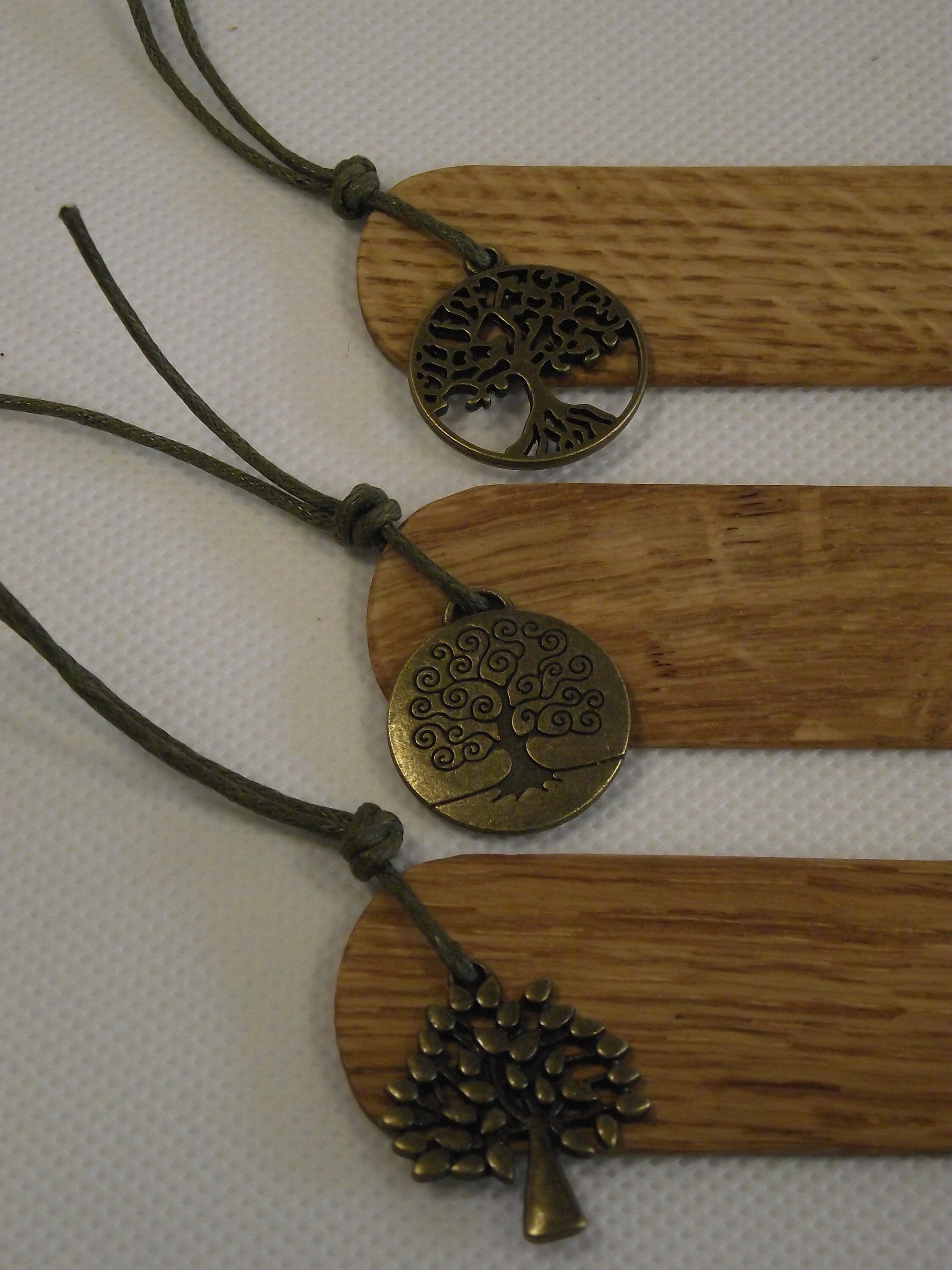 Tree of Life Bookmarks Wood Oak Set of Three - Etsy UK