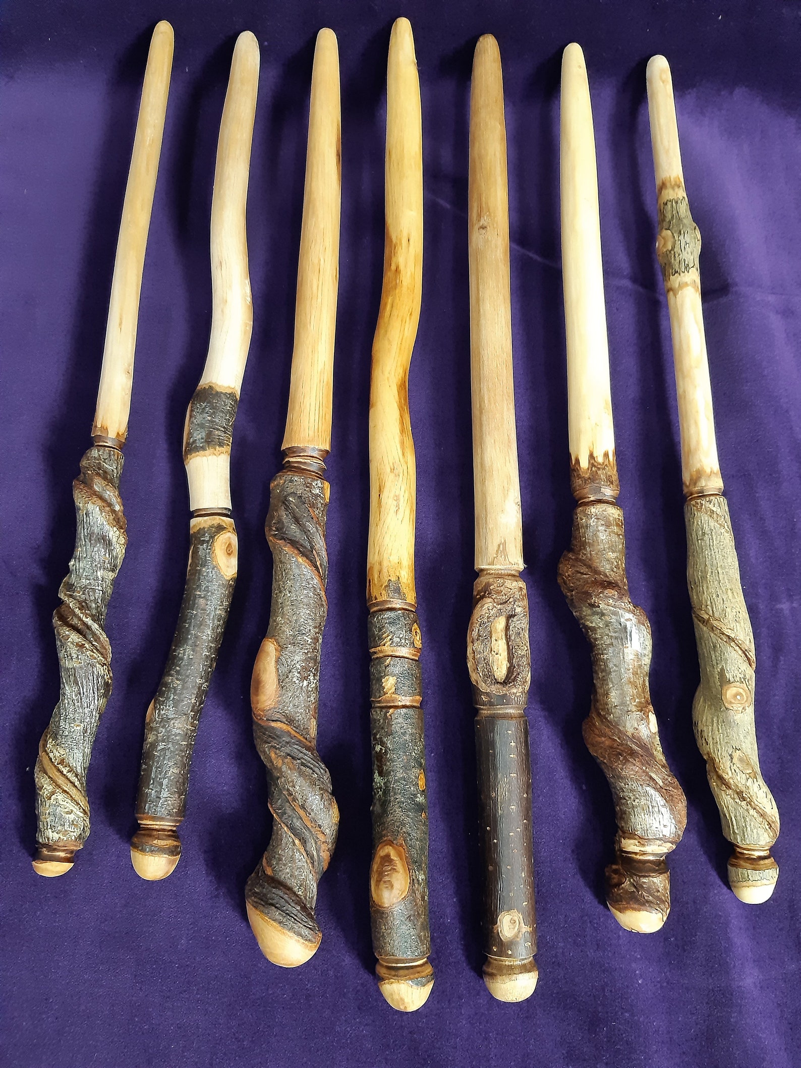 Holly Wood Wand Cornish Wiccan Druid Pagan Goddess Hand-made | Etsy