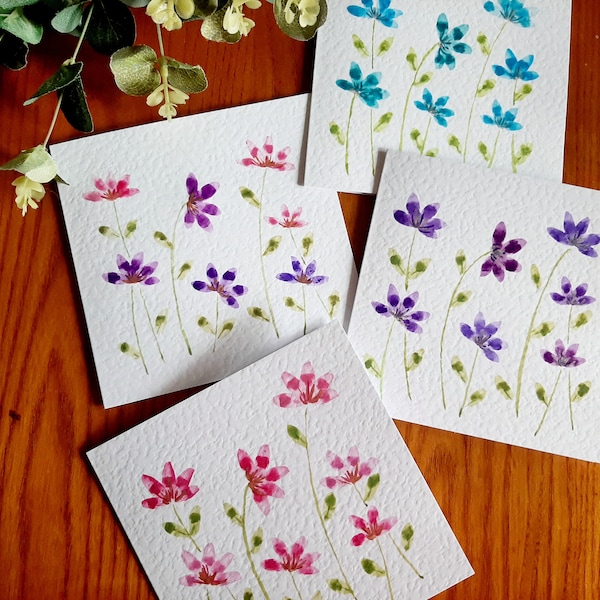 Hand Painted Greeting Cards - Etsy