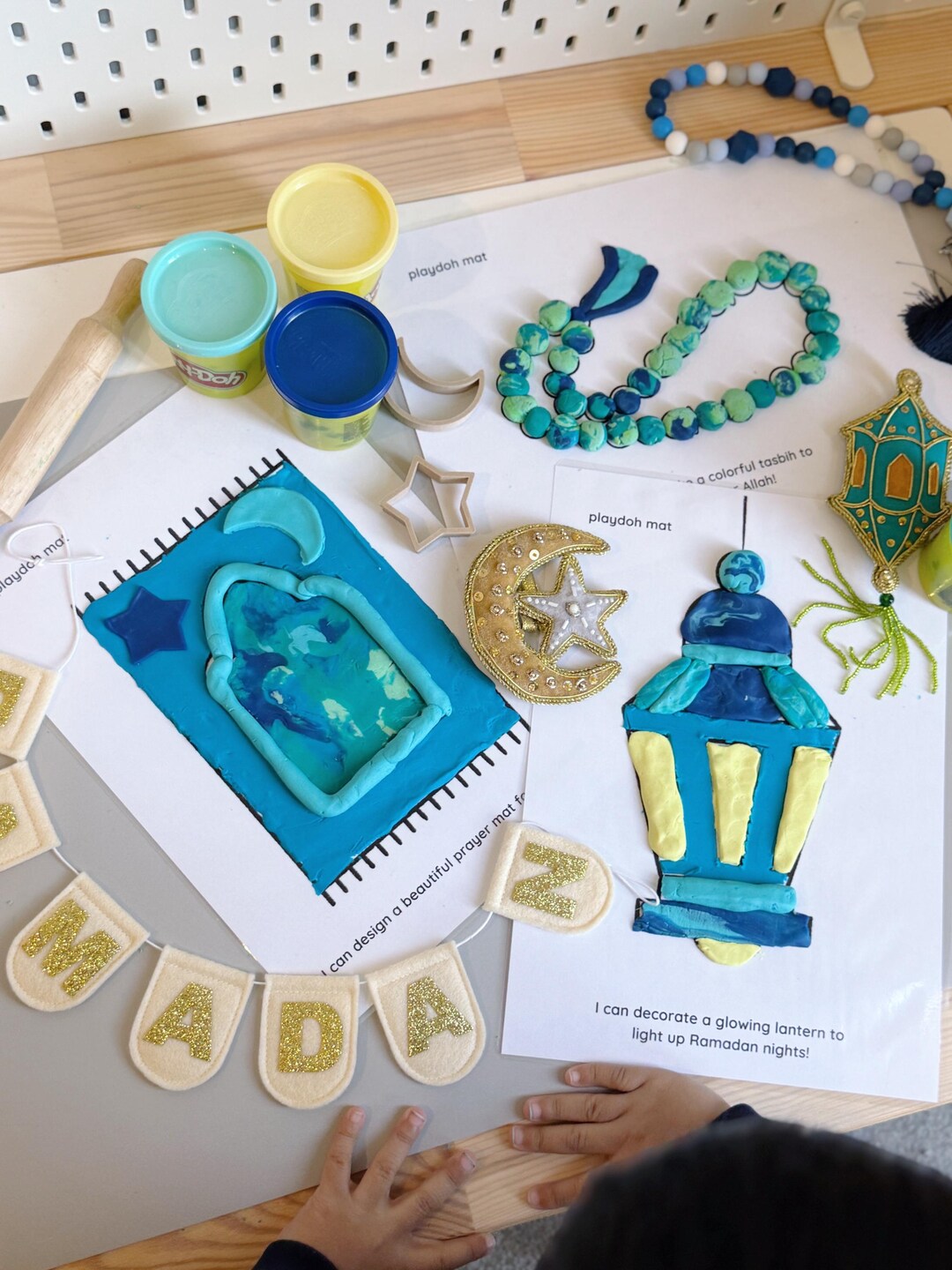 Ramadan-themed Play-doh Mats | Islamic Sensory Play - Etsy UK