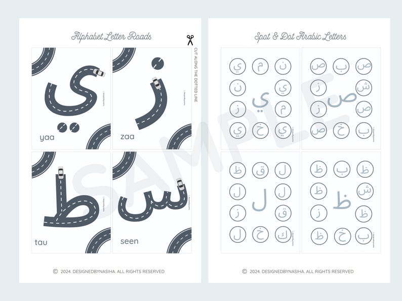 Arabic Alphabet Workbook | Aesthetic Learning Bundle | Digital ...
