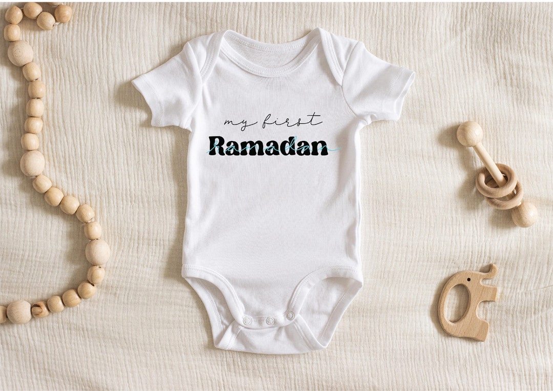 My First Ramadan Onesie, Iftaar, Ramadan Onesie, Muslim Islamic Clothes ...