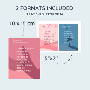 Islamic Affirmation Flashcards | 27 Flash Cards | Aesthetic Muslim ...