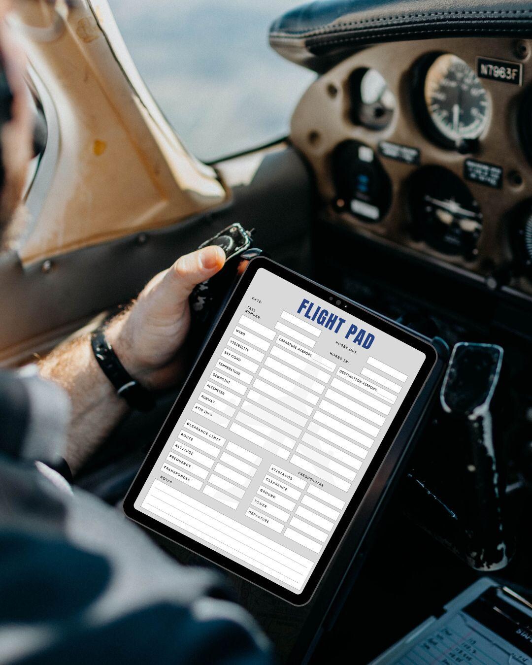 Basic VFR/IFR Flight Writing Pad - Etsy
