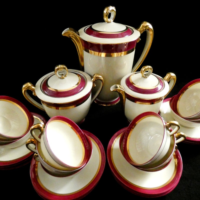 Coffee and Tea Set - Etsy