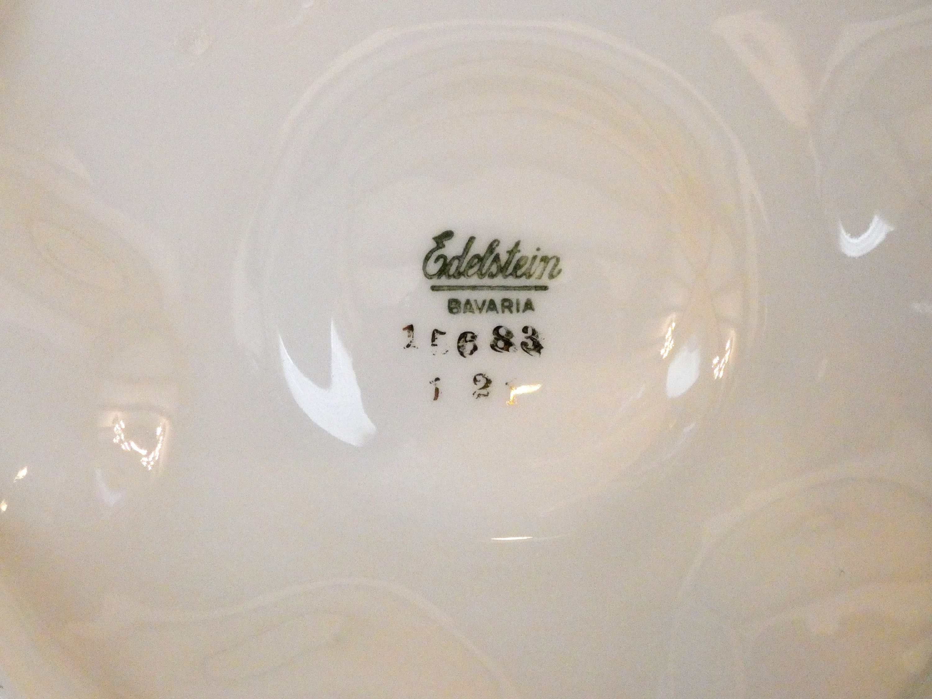 Vintage Bavaria Edelstein Oyster Plate German White Gold Porcelain - Etsy