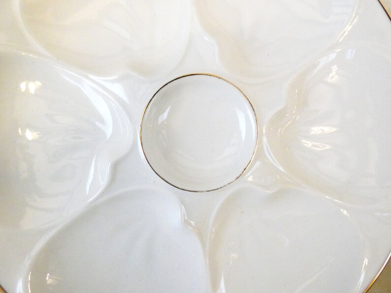 Vintage Bavaria Edelstein Oyster Plate German White Gold Porcelain - Etsy