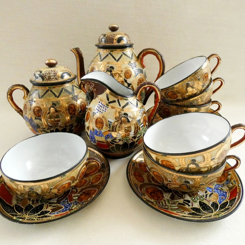 Antique China Set - Etsy