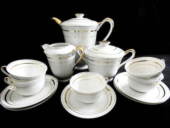 Limoges France Coffee/tea Set Vintage French Coffee Set | Etsy