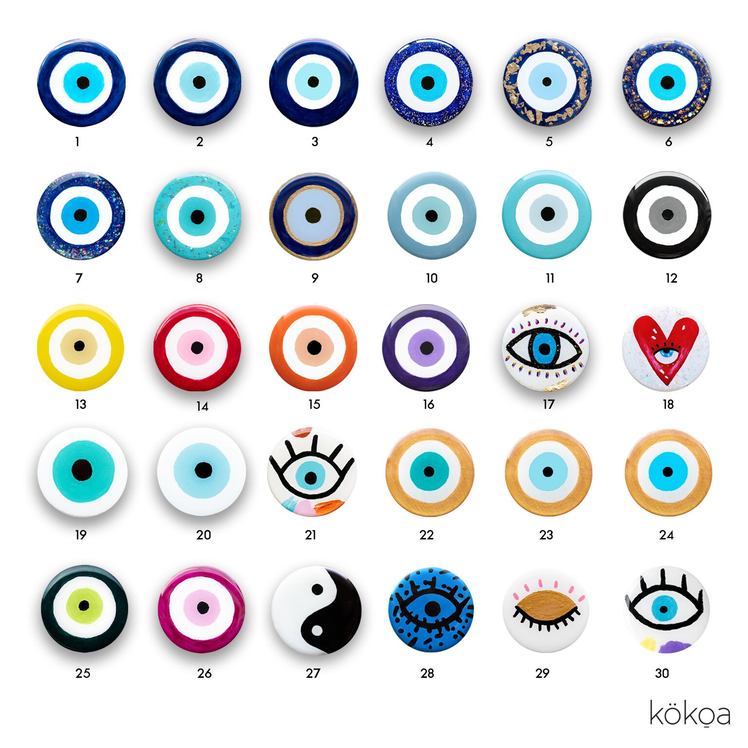 Sticker Evil Eye Turkish Eye Sticker STICKERS DECAL Hand - Etsy